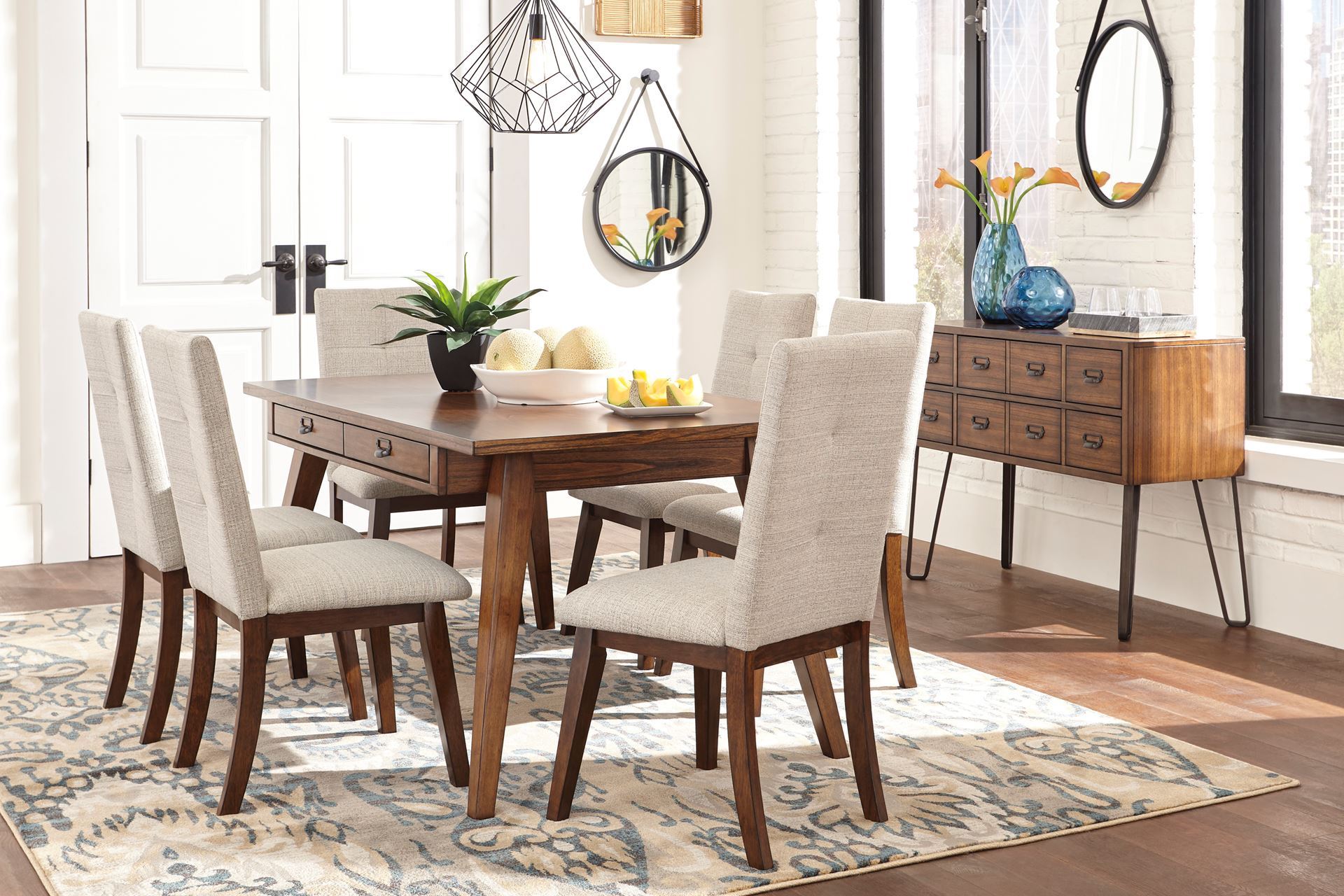 Centiar - Table with 6 Chairs | Kimbrell's Furniture