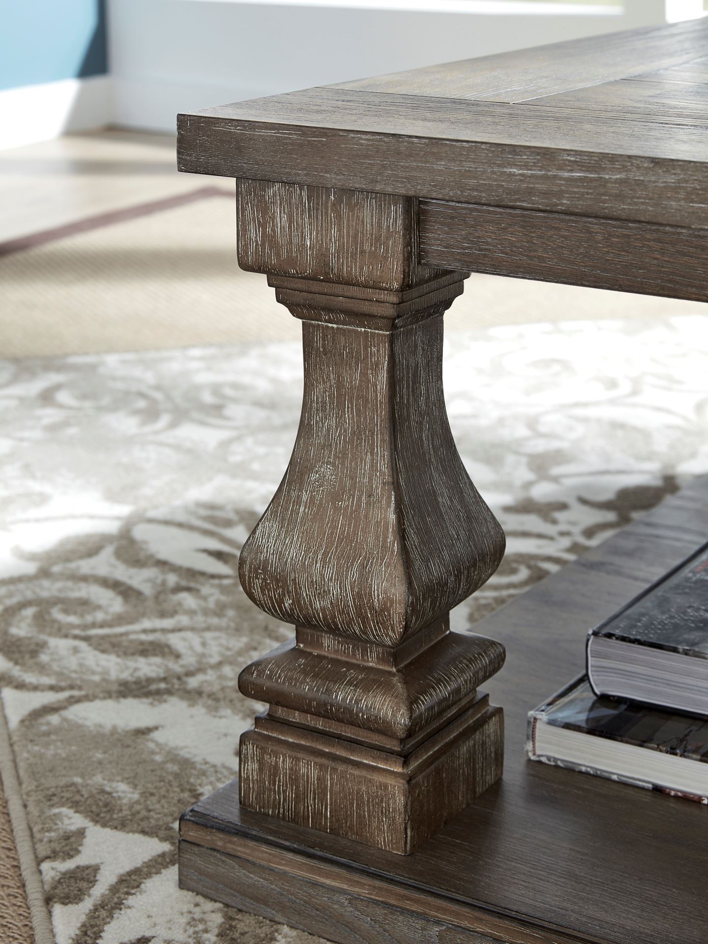 Johnelle - Gray Cocktail Table