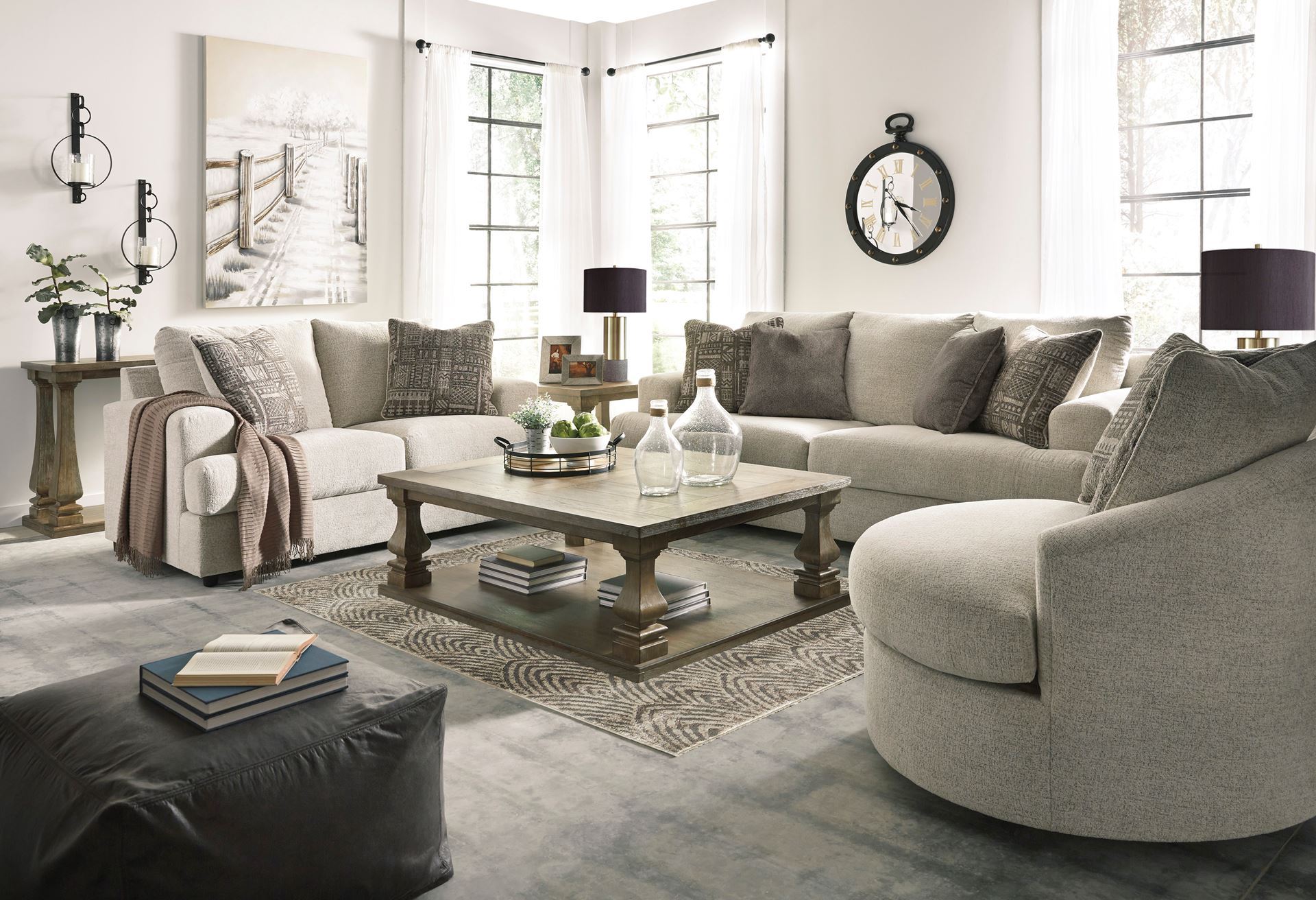 Soletren - Stone Sofa | Kimbrell's Furniture