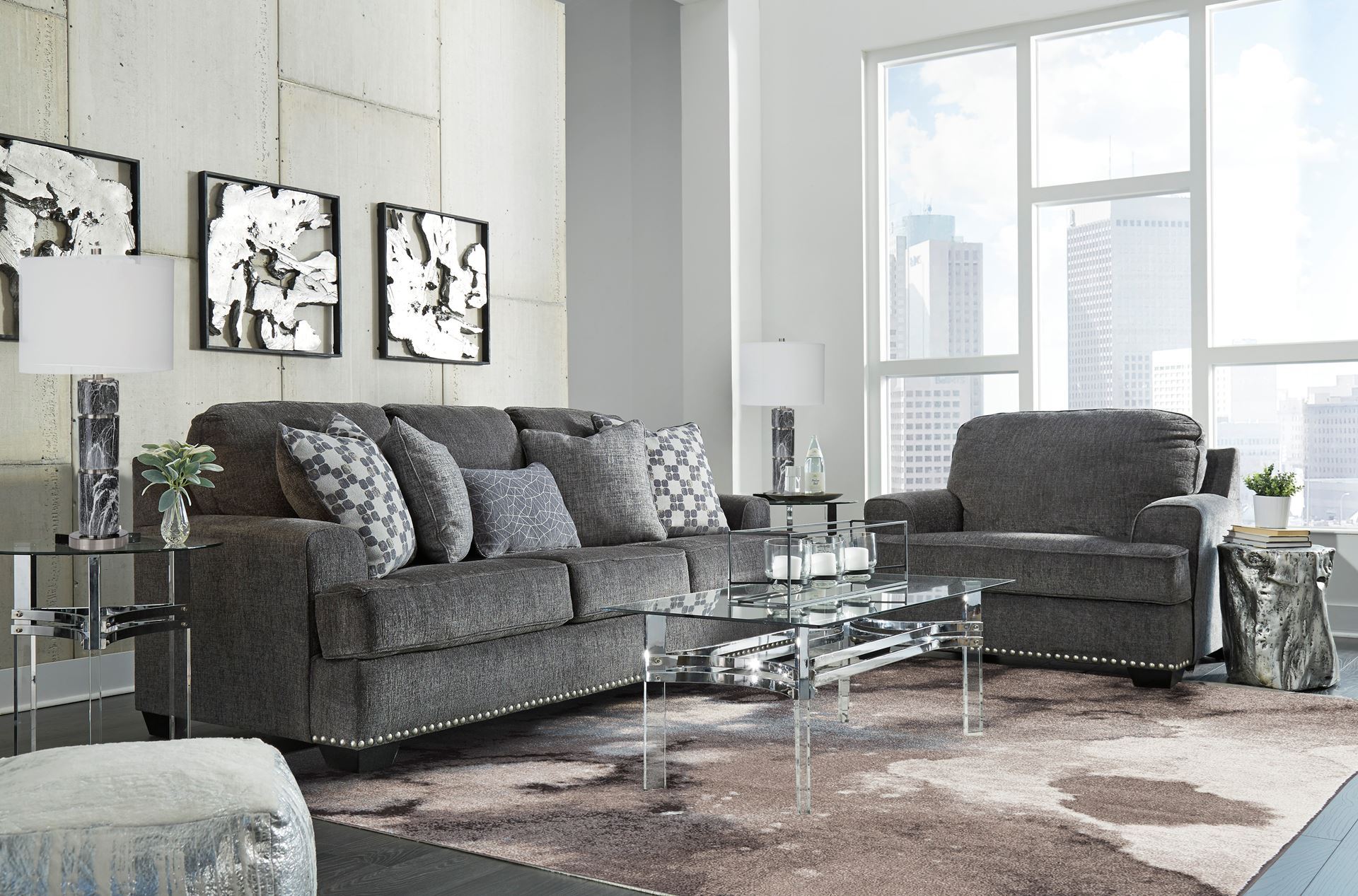 Locklin - Carbon Sofa | Kimbrell's Furniture