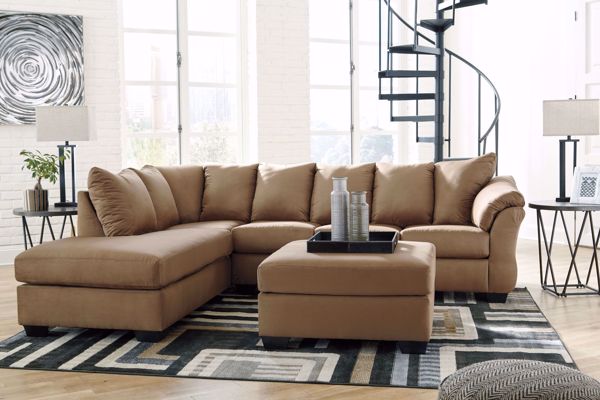 Darcy - Mocha RAF 2PC Sectional