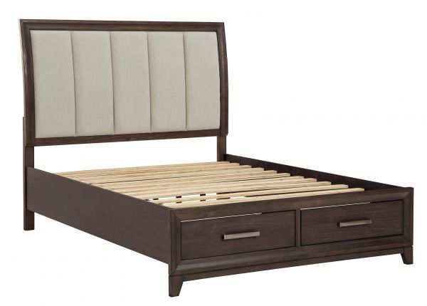 BRUEBAN GRAY QN UPH STRG BED