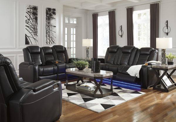 Party Time - Midnight Power Reclining Sofa