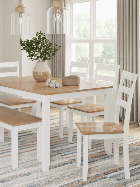 Gesthaven White 6 Piece Dining Set | Kimbrell's Furniture