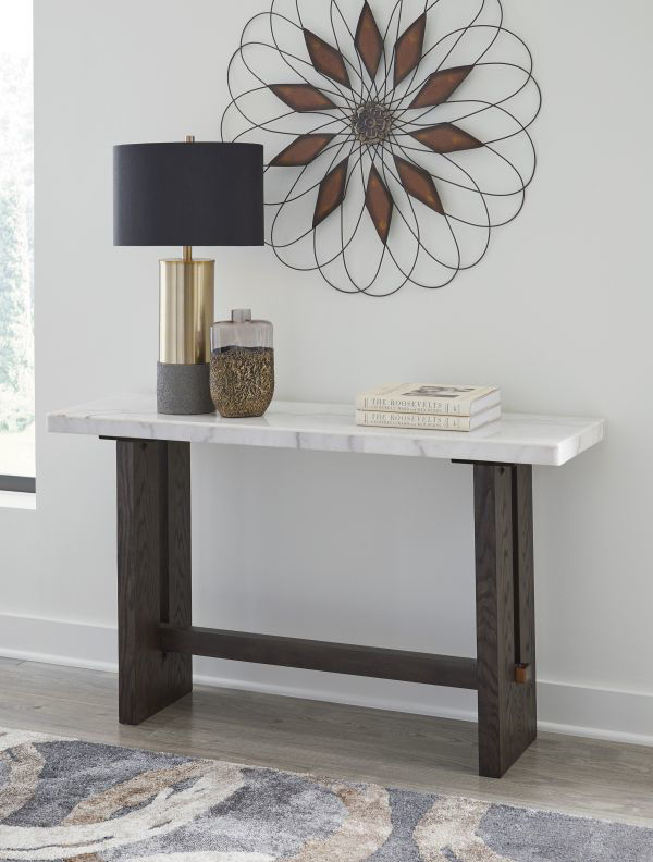 Burkhaus - Two-Tone Sofa Table | Kimbrell's Furniture