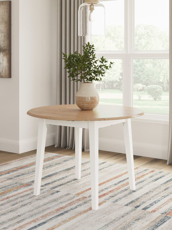 Gesthaven White Drop Leaf Table